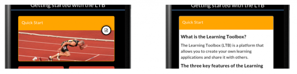 LTB App: Stacks, screens, and tiles – Learning Toolbox Support