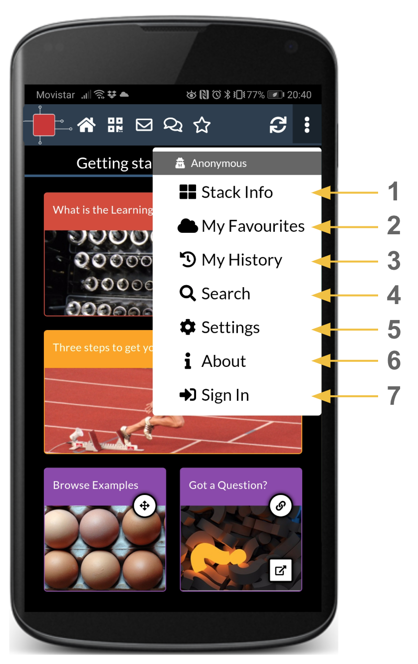LTB App: Getting around – Learning Toolbox Support