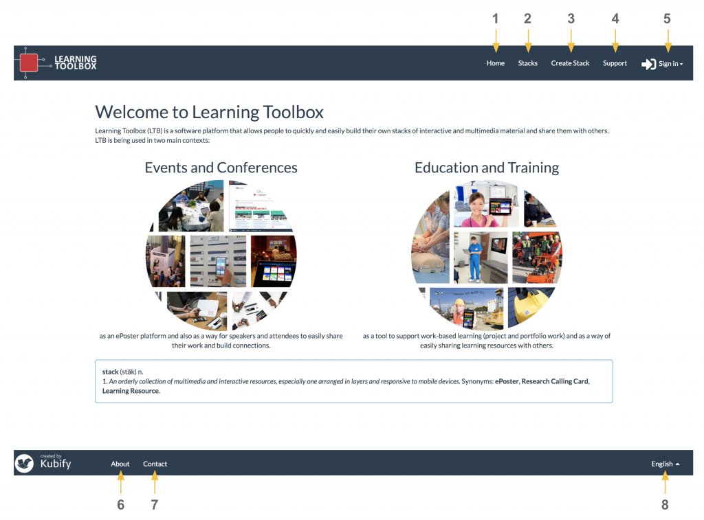 Stack Editor Create A New Stack Learning Toolbox Support