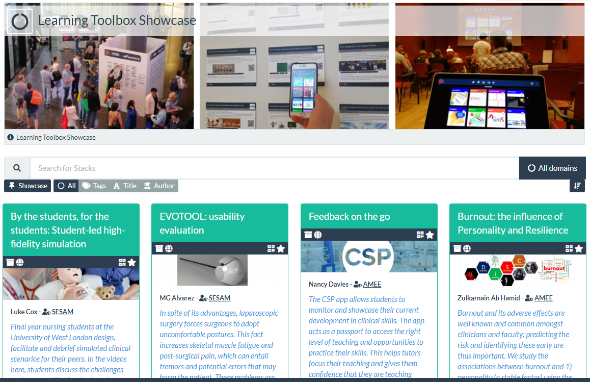 Explore some great ePosters/Stacks – Learning Toolbox Support