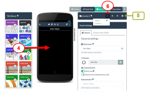 Using the Stack Screen Tile – Learning Toolbox Support