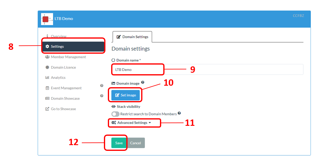 Guide – Setting up your domain – Learning Toolbox Support